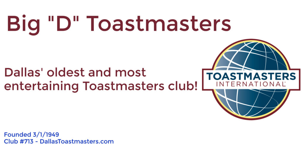 Toastmaster Meeting Roles - dallastoastmasters.com